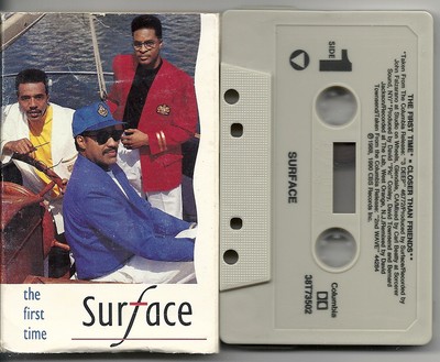 Surface - The First Time / Closer Than Friends (Cassette SINGLE 1990 ...