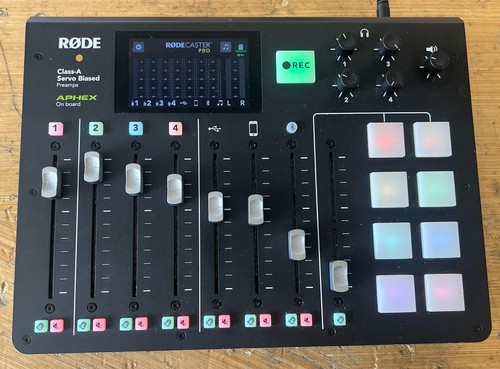 Rode Caster Pro Class-A Servo Biased Preamps APHEX on board Podcast ...