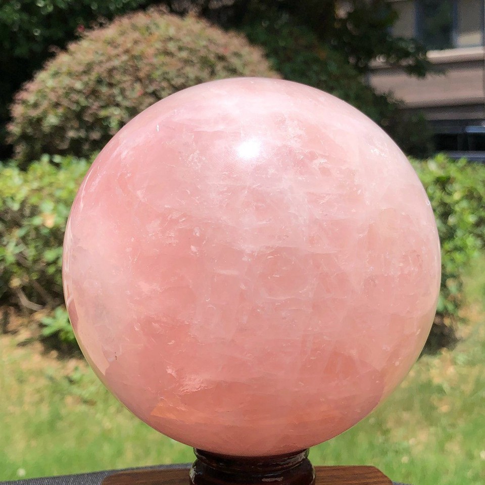5.36LB Natural powder crystal Ball Quartz Crystal Sphere Reiki Healing ...