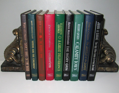 Lot of 9 ImPress Mystery books HB Ross Macdonald Rex Stout Patricia ...