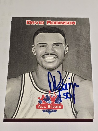 David Robinson On Card Auto - Kellogg's 2007 All Stars w/ Ticket ...