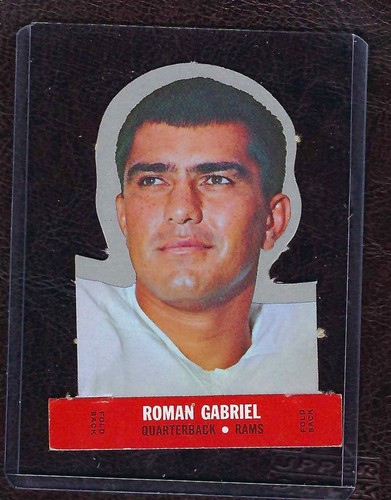 1968 Topps Stand Up Football Card Roman Gabriel, St. Louis Rams, HOF ...