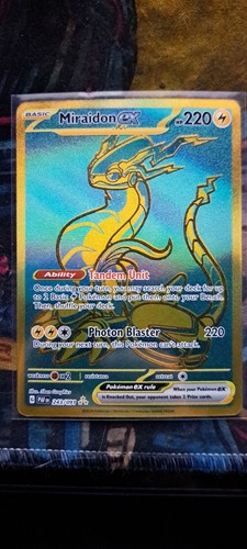 Pokemon Tcg Miraidon ex And Koraidon Ex Paldean Fates Holo Shiny gold ...