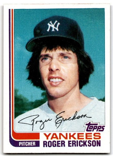 1982 Topps Traded Roger Erickson Baseball Cards #30T | eBay