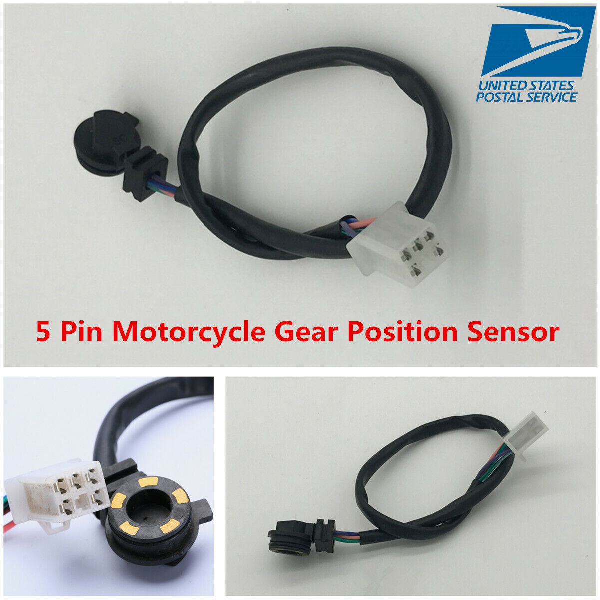 5 Pin Gear Position Sensor Switch Transmission Indicator For ATV Quad ...