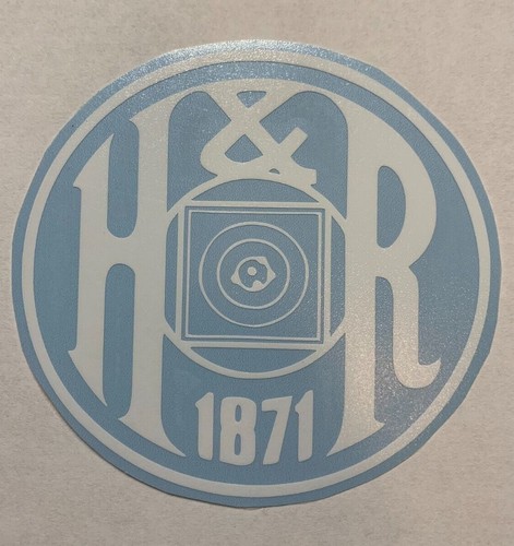 H&R Logo Die Cut Vinyl Sticker Patriotic Gun USA America Marines Army ...
