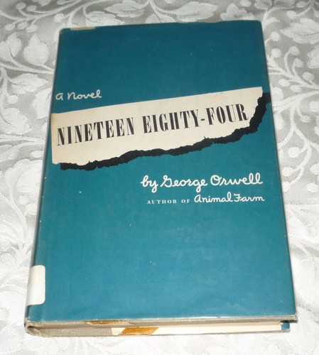 Nineteen Eighty-Four By George Orwell 1949 Book Club 1st edition mylar ...
