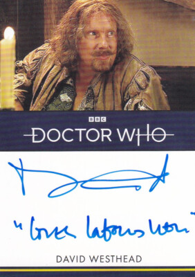 2024 Doctor Who Series 5 - 7 David Westhead Inscription Autograph ...