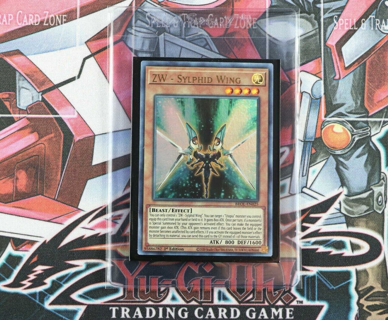 YuGiOh ZW - Sylphid Wing BROL-EN025 1st Edition Ultra Rare | eBay