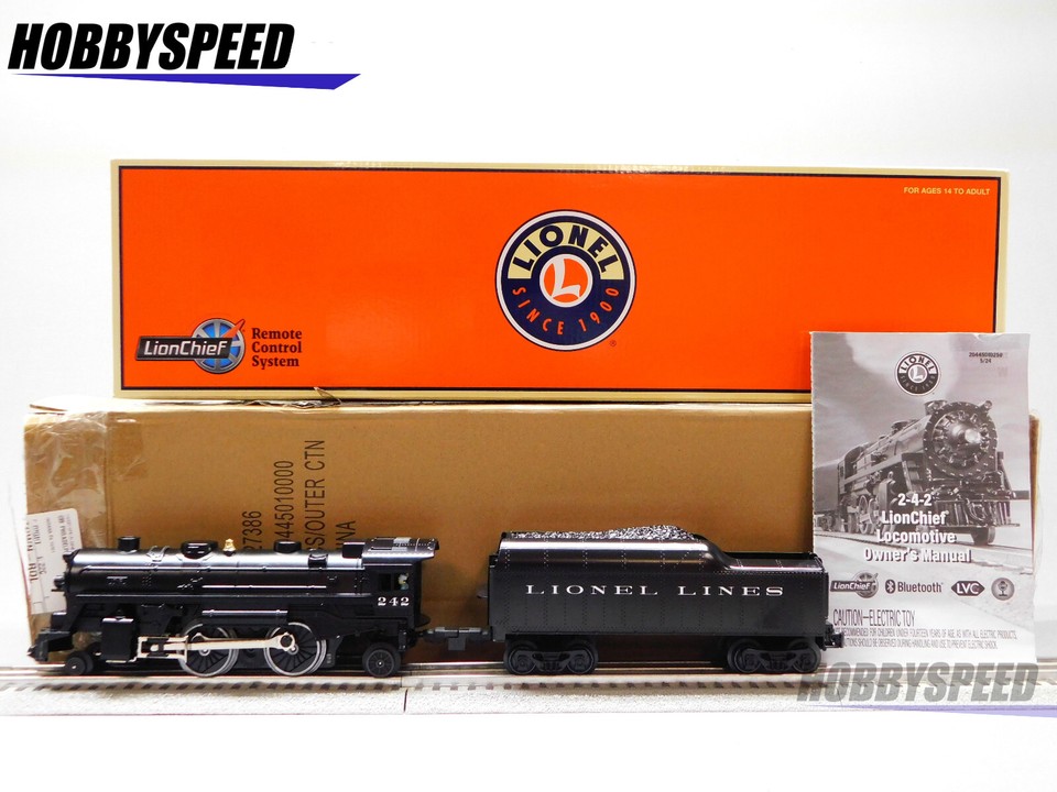 LIONEL 2-4-2 LIONEL LINES LIONCHIEF STEAM ENGINE #242 O GAUGE train ...