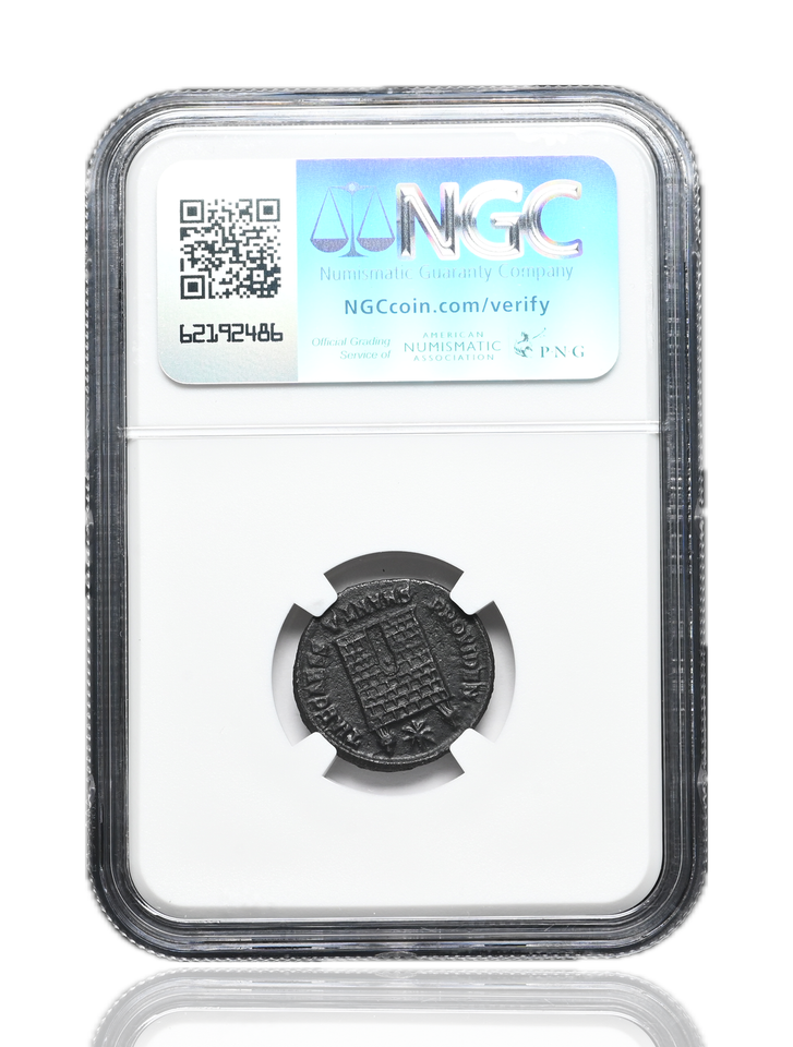 ROMAN EMPIRE. Constantine II, AD 337-340. Æ3, Campgates, NGC VF | eBay