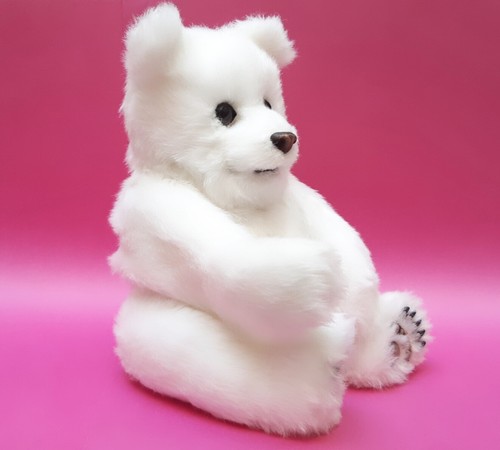 Hasbro 2004 White Polar Bear FurReal Friends LUV CUBS Interactive Plush ...