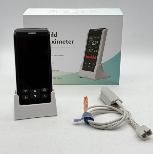 Pulse Oximeter Handheld Pulse Oximeter Rechargeable Overnight ...
