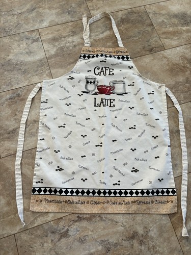 Kay Dee Designs “Cafe Latte” Apron Chef Grilling. VTG Polyester/Cotton ...