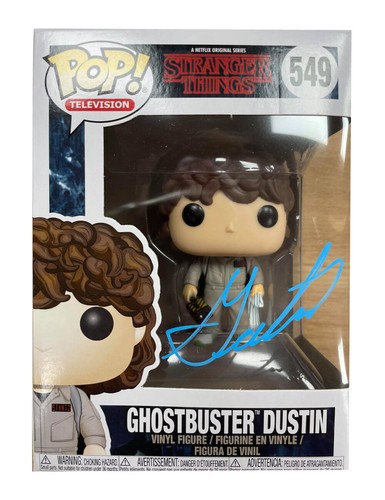 Ghostbusters Dustin Funko Pop Signed by Gaten Matarazzo 100% With COA ...