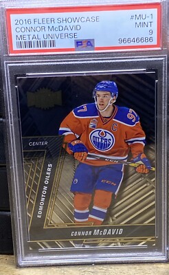 2016-17 Fleer Showcase Metal Universe #MU-1 Connor McDavid PSA 9 | eBay