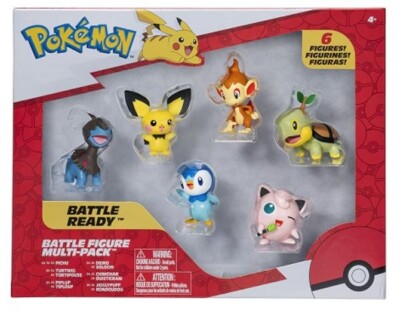 Pokémon Battle Figure Set - 6 Piece Playset - Includes 2" Characters | eBay