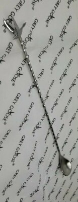 Custom Chrome Grey Goose twisted Classy Cocktail Fancy Mixing Bar Spoon ...