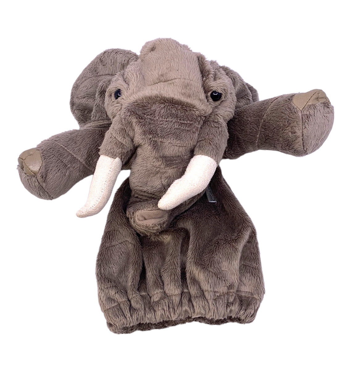 Stage Puppet Folkmanis Elephant Stuffed Animal Plush Realistic Grey | eBay