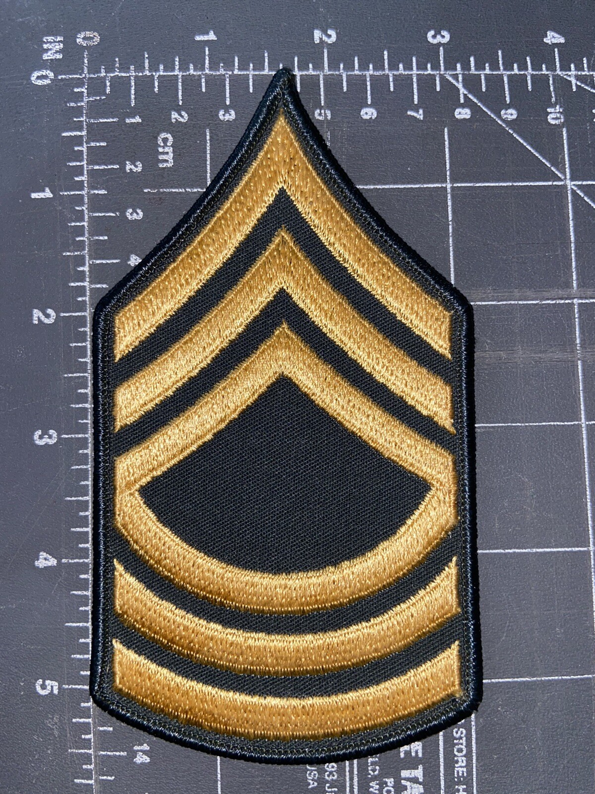 United States Army Master First Sergeant Patch Badge Rank Insignia E-8 ...