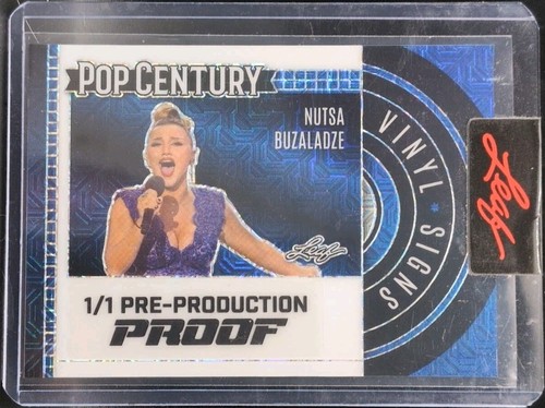 NUTSA BUZALADZE 2024 Leaf Pop Century Vinyl Signs PROOF SP 1/1 ...