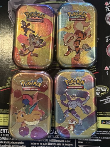 Pokémon TCG S&V 151 Mini Tin NEW SEALED - Machamp,Meowth,Arcanine ...