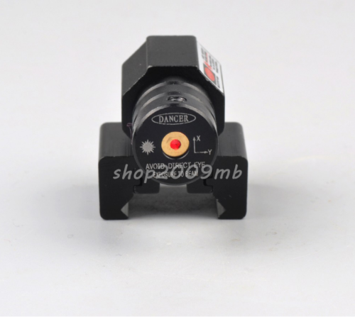 Tactical Mini Red Dot Laser Sight 11/20mm Weaver Scope Rail For Rifle ...