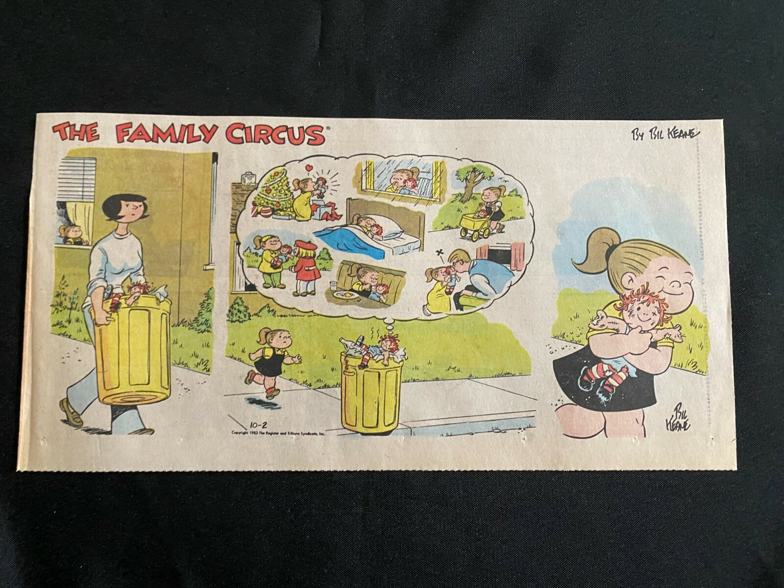 #02 FAMILY CIRCUS by Bil Keane Lot of 22 Sunday Third Page Comic Strips ...