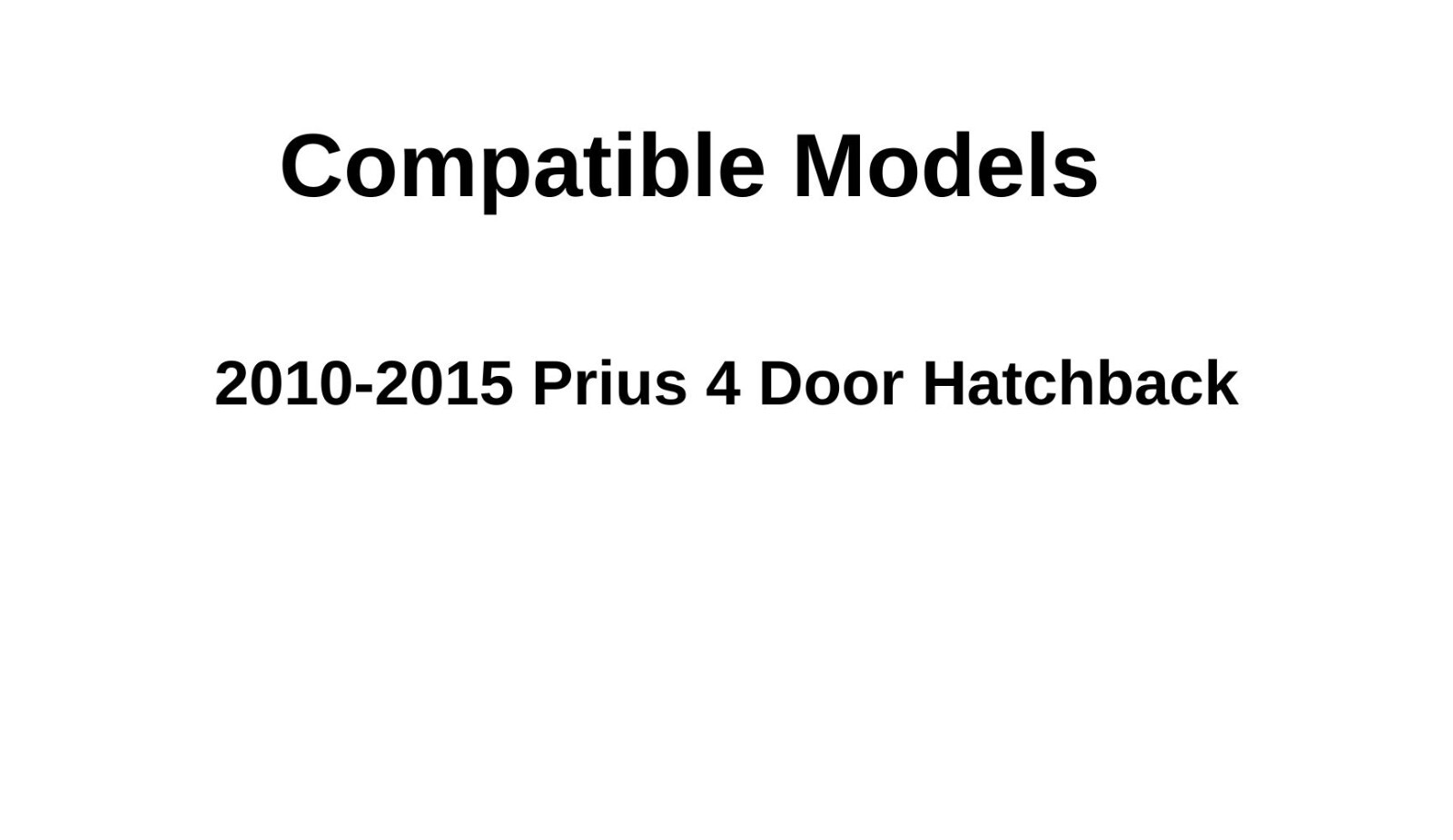 Fit 2010-2015 Toyota Prius Rear Window Back Glass Heated W/ Atenna W ...