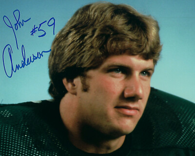 1980's PACKERS John Anderson signed photo 8x10 AUTO w/#59 Autographed ...
