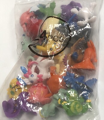 24 Piece Pokemon Mini Figures Random Lot Party Toys Gift Sealed | eBay