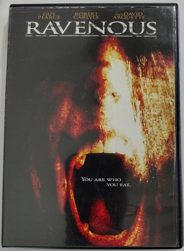 RAVENOUS DVD WITH INSERT THRILLER/HORROR.. GUY PIERCE, DAVID ARQUETTE ...