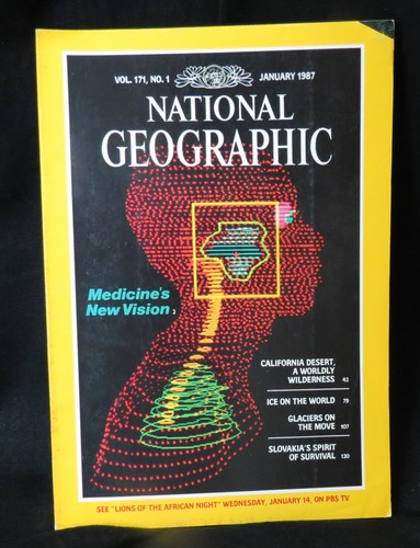 National Geographic Magazine January 1987 Medicine's New Vision Cover ...