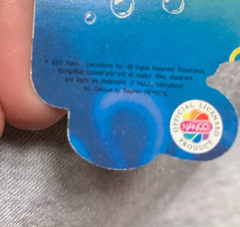 SpongeBob Tuxedo Pants TY Beany Baby- 2004 New With Tags With Patrick ...