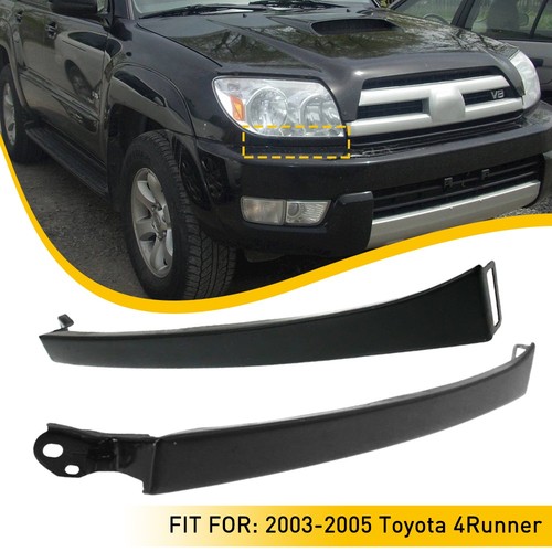 FRONT GRILLE BUMPER HEADLIGHT FILLER TRIM PANELS SET FOR 03-05 TOYOTA ...