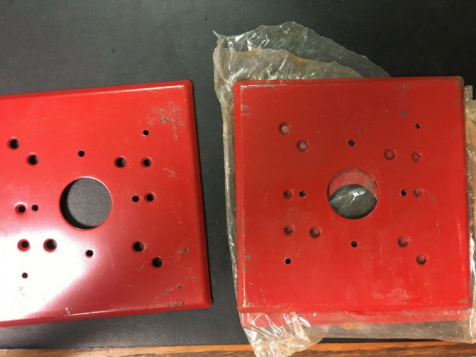 NOS Federal Signal CC-R 2 Gang Metal Fire Alarm Plate - New Old Stock ...