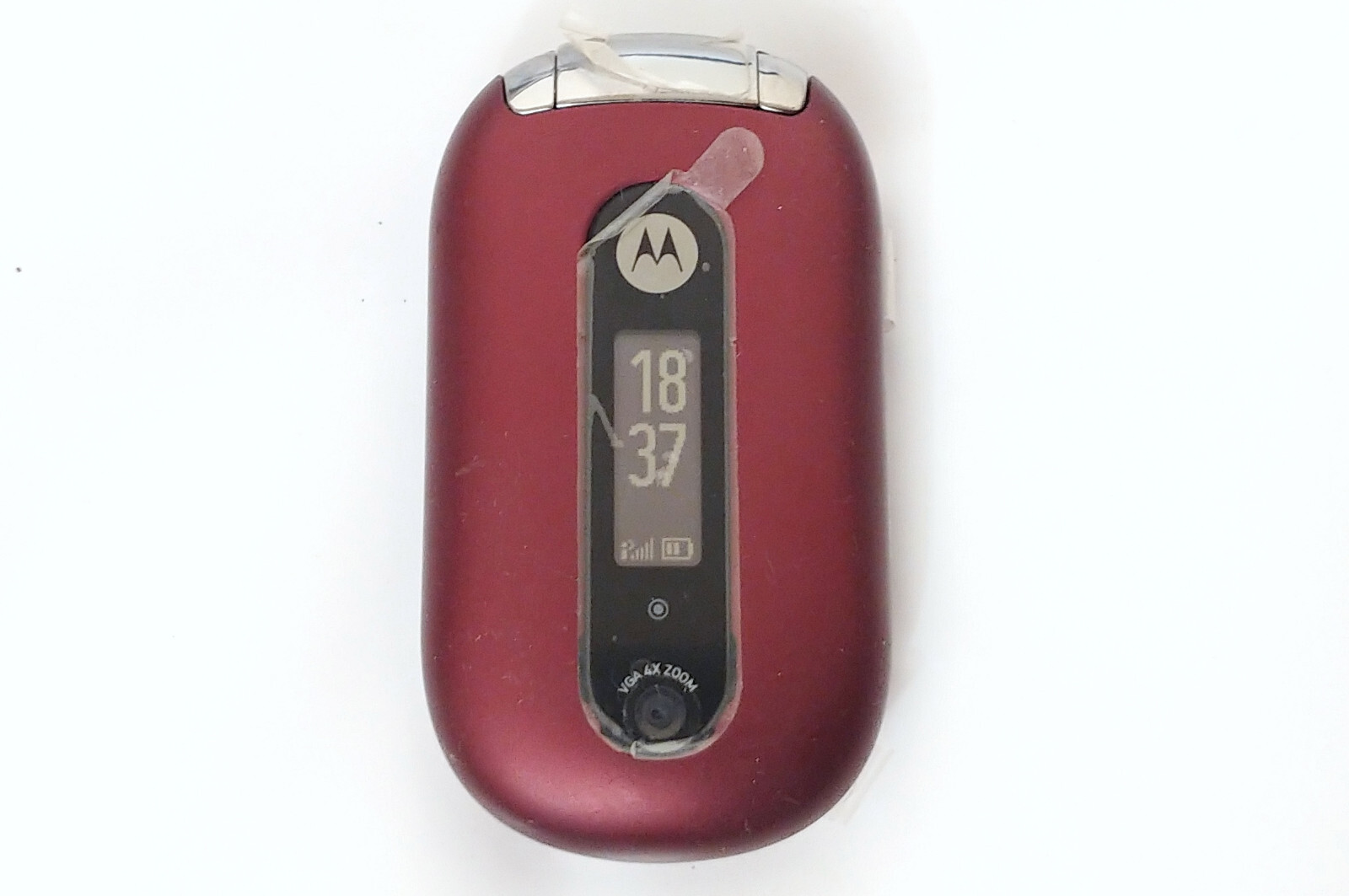 MOTOROLA U6 Pebl RED GSM UNLOCKED QUADBAND CAMERA,BLUTOOH,FLIP, WORLD ...