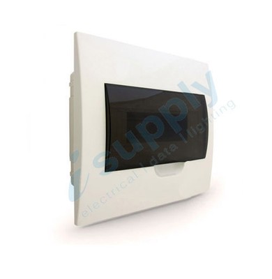 NLS Switchboard 6 Way Pole Recessed/ Flush Distribution Board 30330 ...