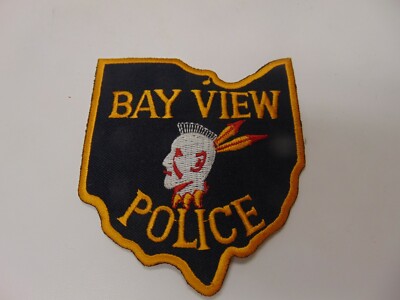 LAW ENFORCEMENT PATCH POLICE OLDER ORIGINAL BAY VIEW POLICE | eBay