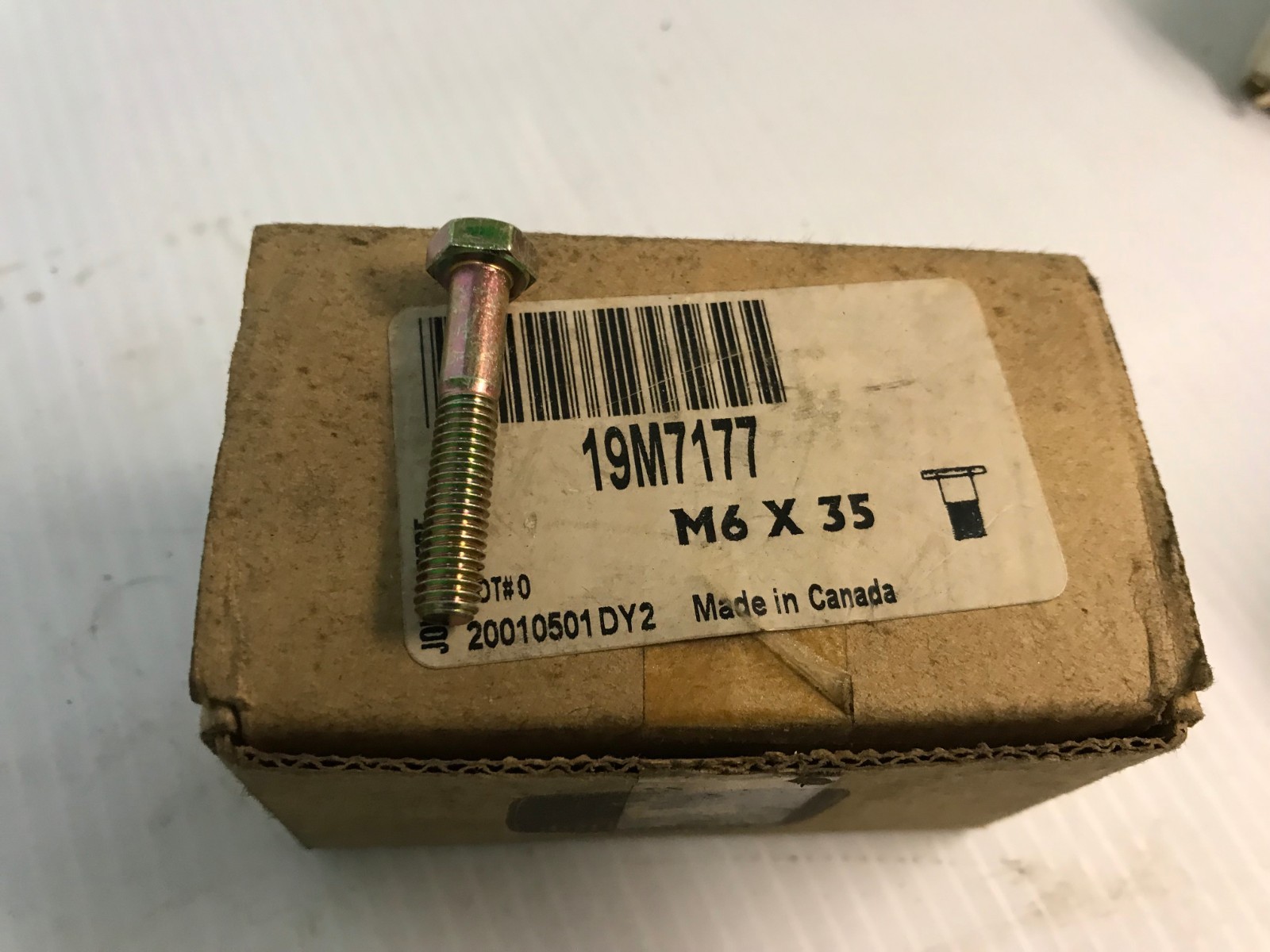 19M7177 GENUINE John Deere CAP SCREW BOLT QTY of 2 Replaces J900632 ...