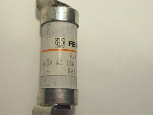 NEW FERRAZ REF. G075883 6,6 URS 17/16 660V AC 16A PROTISTOR FUSE | eBay