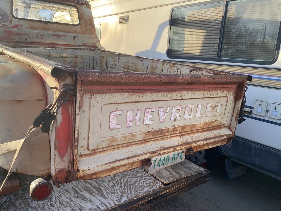 1955-1959 Chevrolet Truck Stepside Tailgate Original GM 55-59 Chevy ...