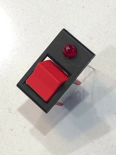 C&K SWITCH 7201 w/ LED KIT DUAL ON/ON DPDT INSTRUMENT MOUNT BEZEL ...