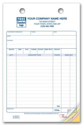 250 Multi-Purpose 3 Part Register Forms, Large Format Nebs/Deluxe No ...