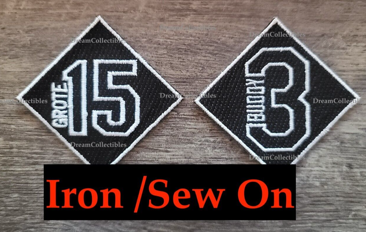 Buddy Harrelson 3 & Jerry Grote 15 Memorial Patch New York Mets Jersey ...