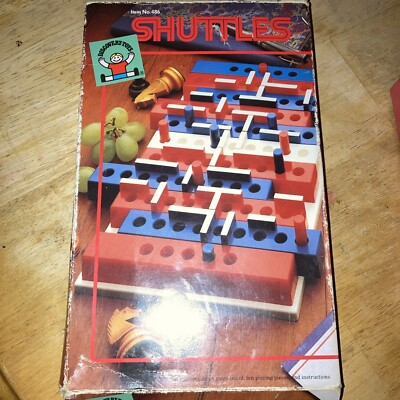 SHUTTLES 2 Player Strategy Board Game 1984 Vtg Original No Score | eBay