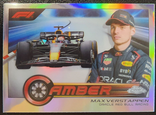 MAX VERSTAPPEN MVII 2023 Topps Chrome F1 Formula 1 CAMBER ORACLE RED ...