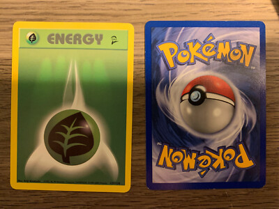 1999-2000 Pokemon *2nd Edition* Green Leaf Energy Card 127/130 Never ...