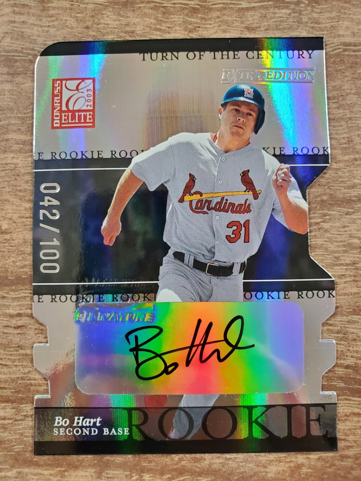 Bo Hart 2003 Donruss Elite Rookie Auto #042/100 | eBay