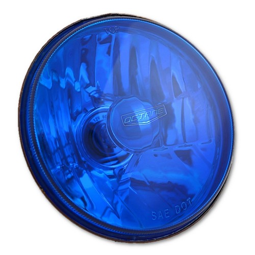 5-3/4" Halogen Diamond Crystal Clear Blue Headlight Headlamp 60/55W H4 ...